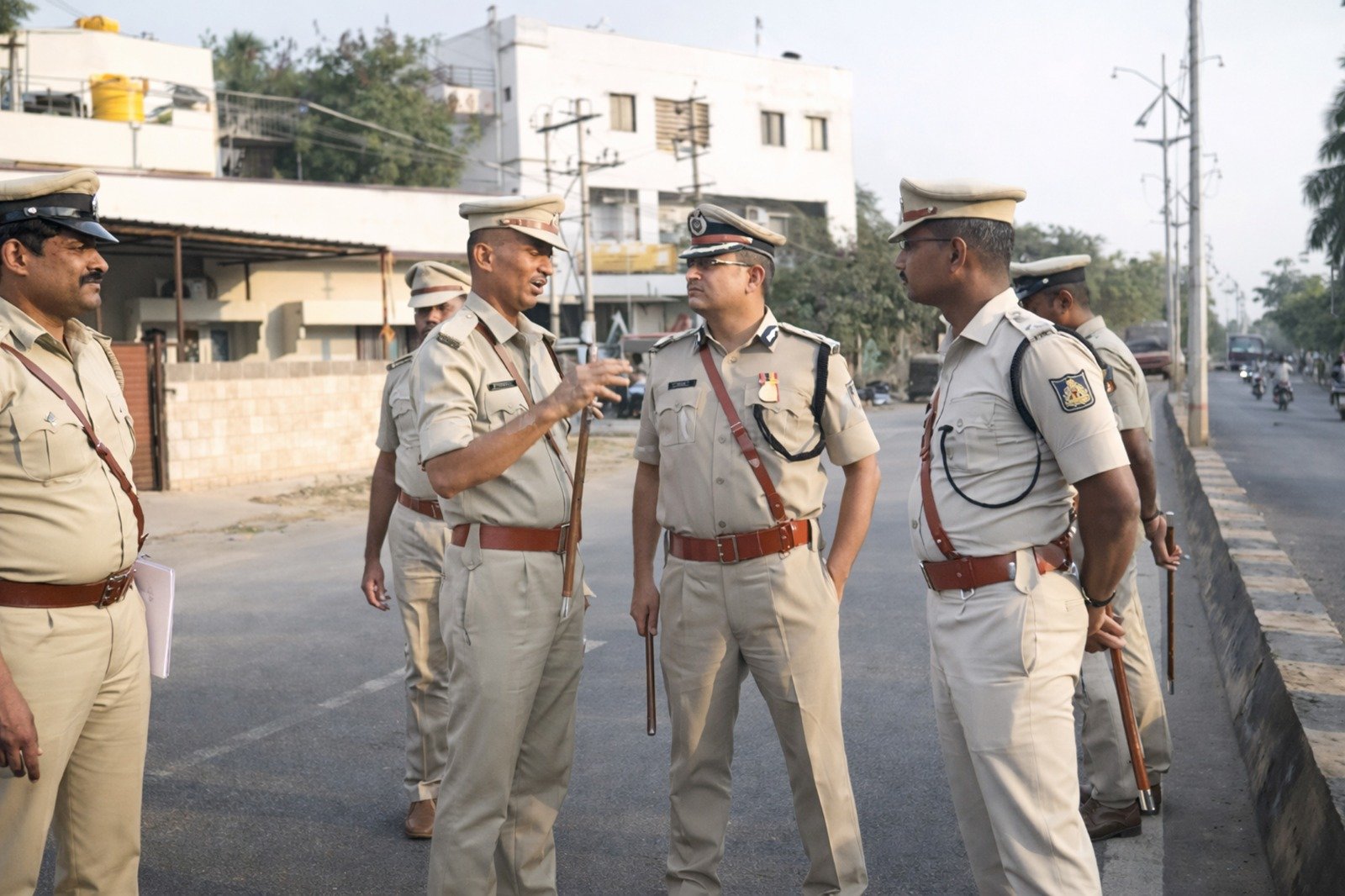 ಫೈರಿಂಗ ಘಟನಾ ಸ್ಥಳ ಪರಿಶೀಲನೆ ಮಾಡಿದ ನೂತನ ಡಿಐಜಿಪಿ - Sanjevani